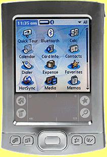 Palm One E2 Tungsten Hand Held PDA with Wireless Key Board World Palm ...